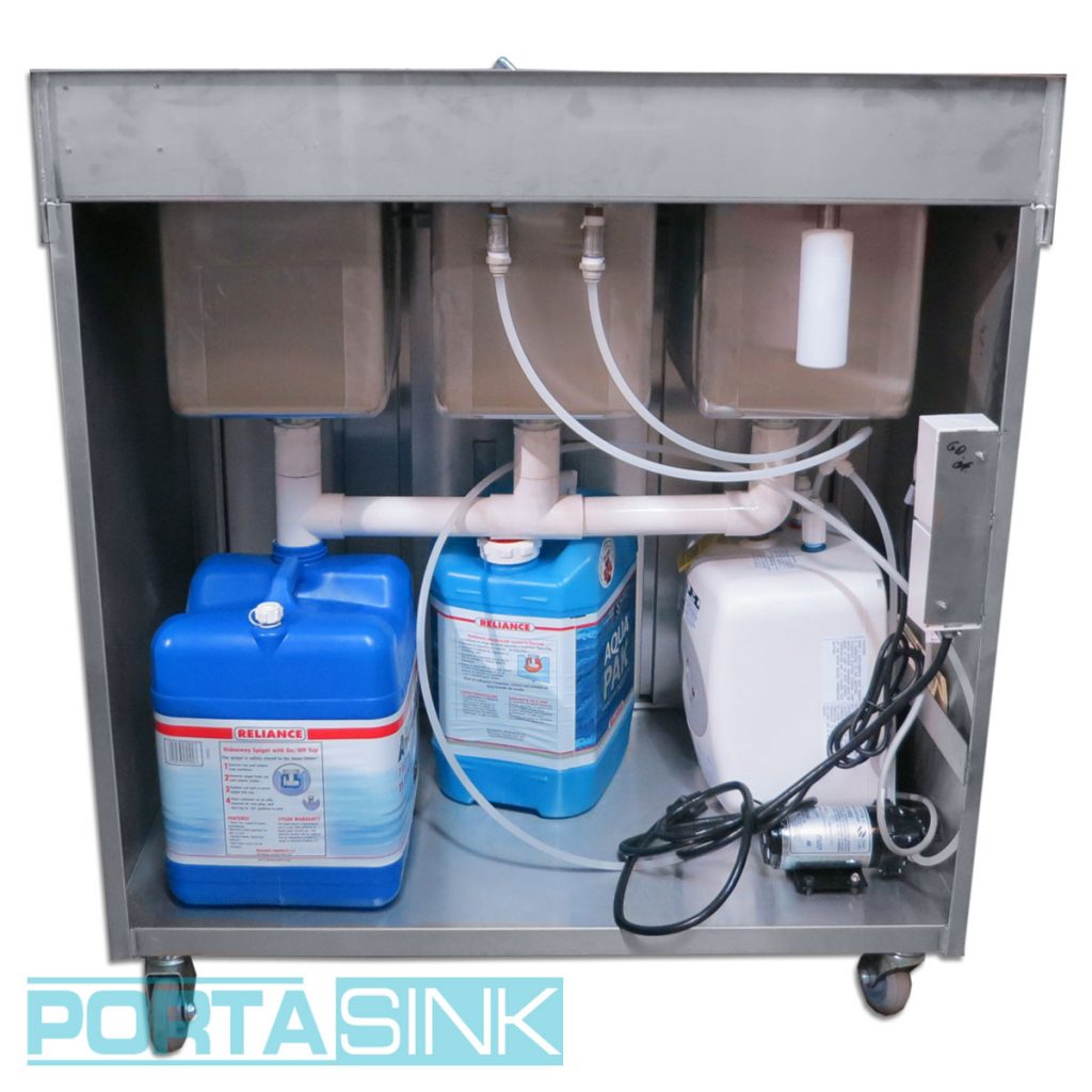 Portable 3 Compartment Sink – Porta-Sink
