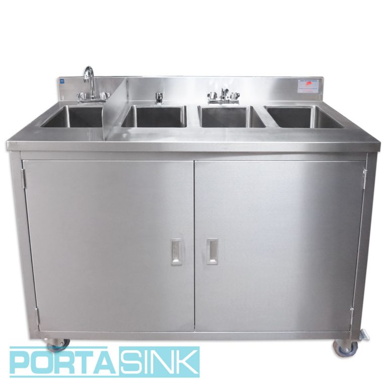 Portable 4 Compartment Sink – Porta-Sink