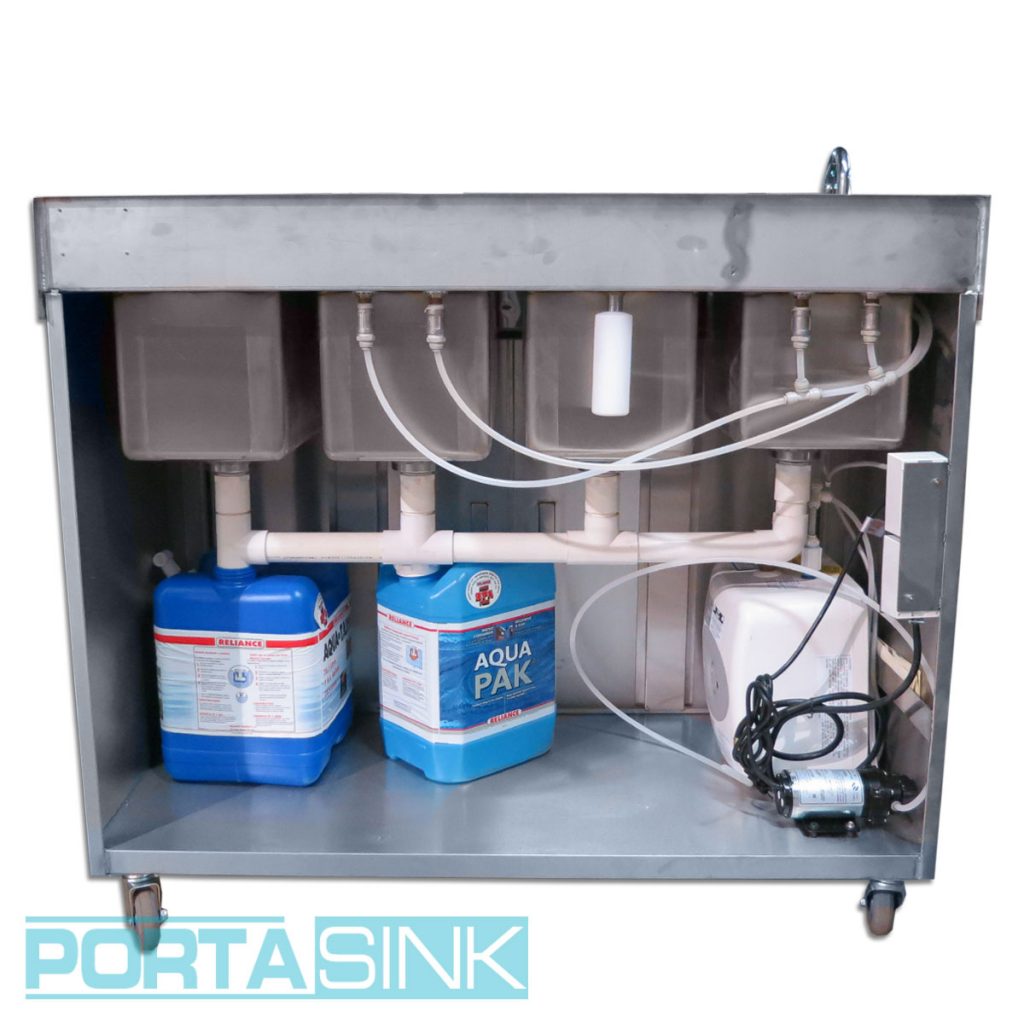 Portable 4 Compartment Sink – Porta-Sink